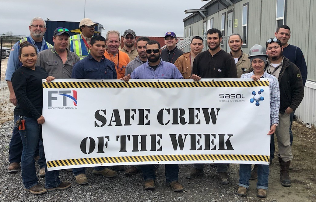 MMR Group | Sasol Recognizes MMR as "Safe Crew of the Week"